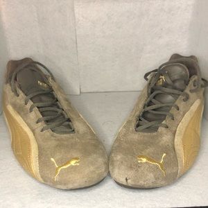 Puma | Shoes | Gold Puma Sneakers | Poshmark